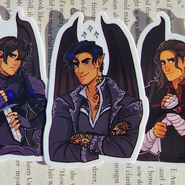 Bat Boys Acotar Stickers - Etsy
