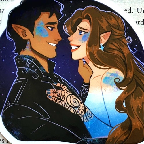Starfall Sticker Rhysand Feyre - Etsy
