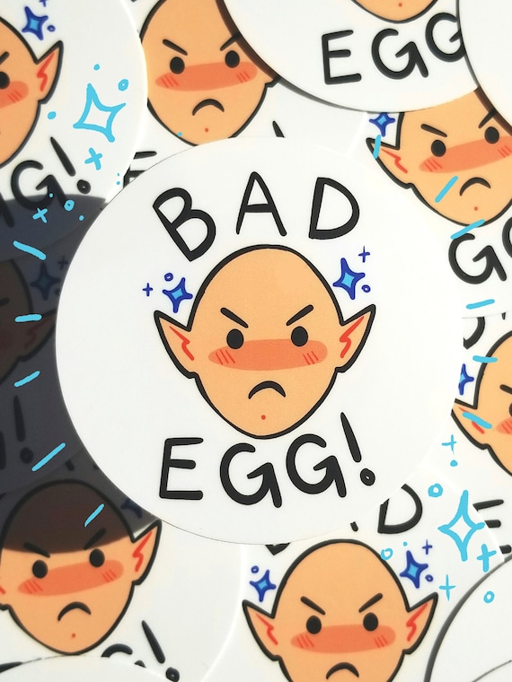 Dragon Age Solas Sticker Bad Egg Solas Dragon Age | Etsy