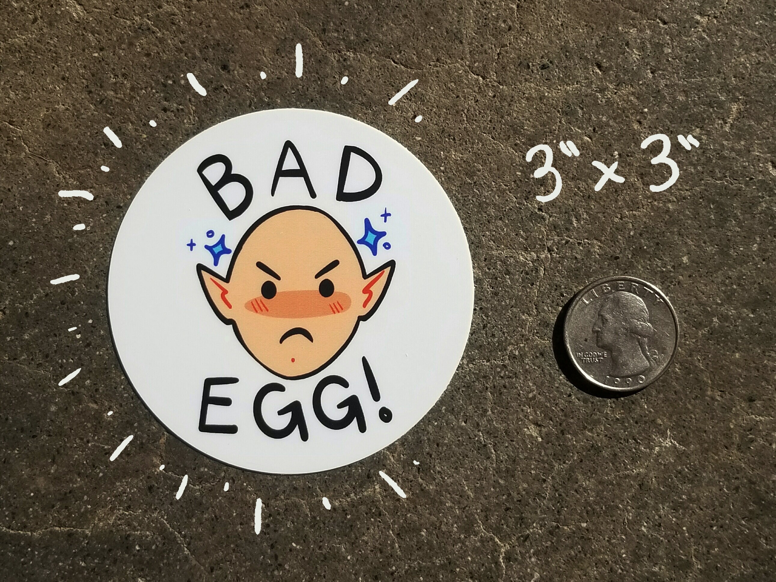 Dragon Age Solas Sticker Bad Egg Solas Dragon Age - Etsy