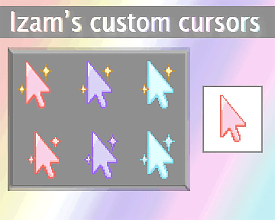 Izam's Custom Pastel Cursors - Etsy