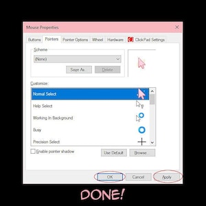 Izam's Custom Pastel Cursors - Etsy