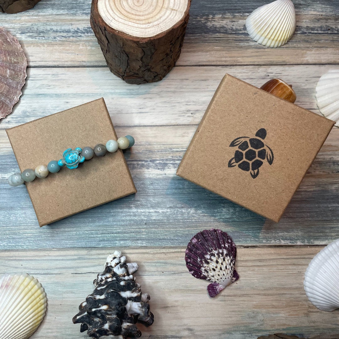 Turtle Friendship Bracelet: Beaded Jewelry Gift Box - Etsy