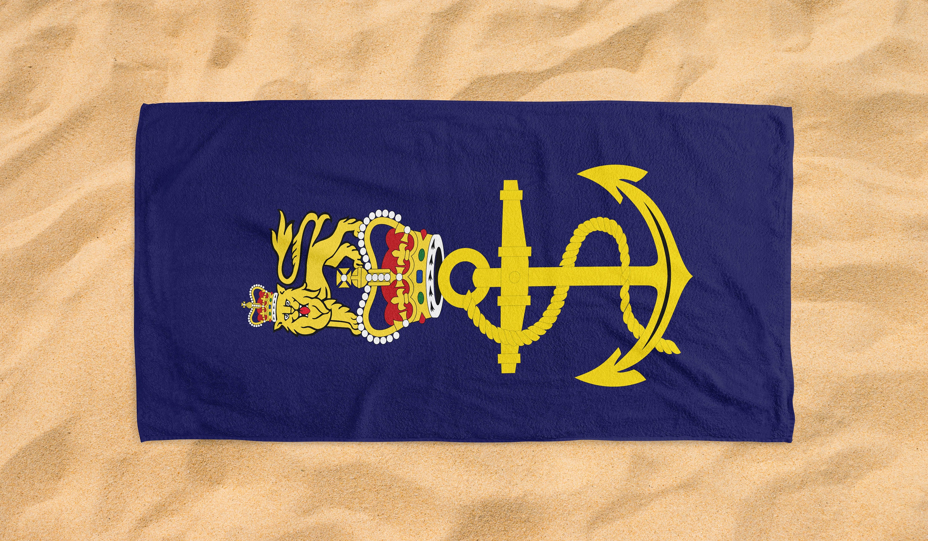 Royal Marine Commandos British Army Flag Design Beach Towel - Etsy