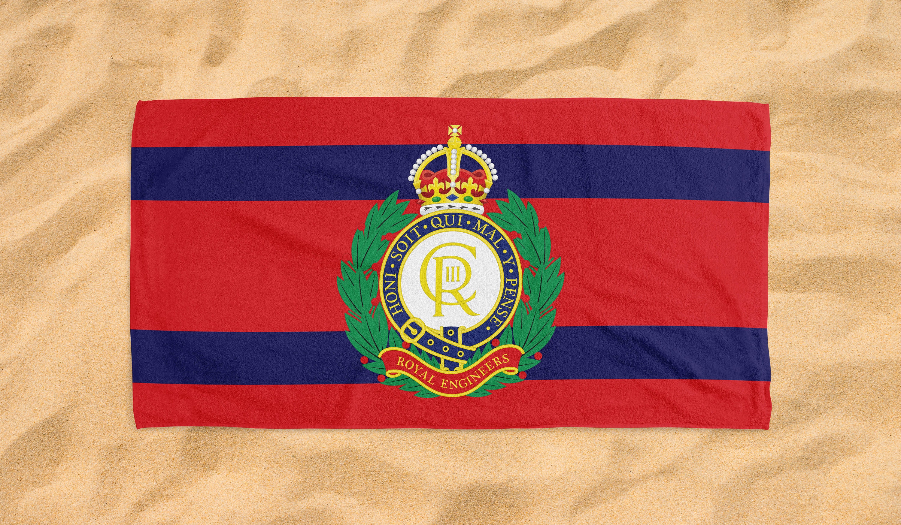 Corps of Royal Engineers British Army Flag Design Beach Towel Gift - Etsy