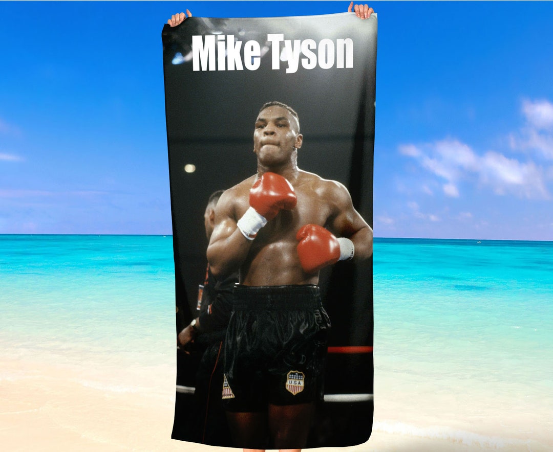 Mike Tyson Professional Boxer Beach Pool Towel Gift Bath - Etsy