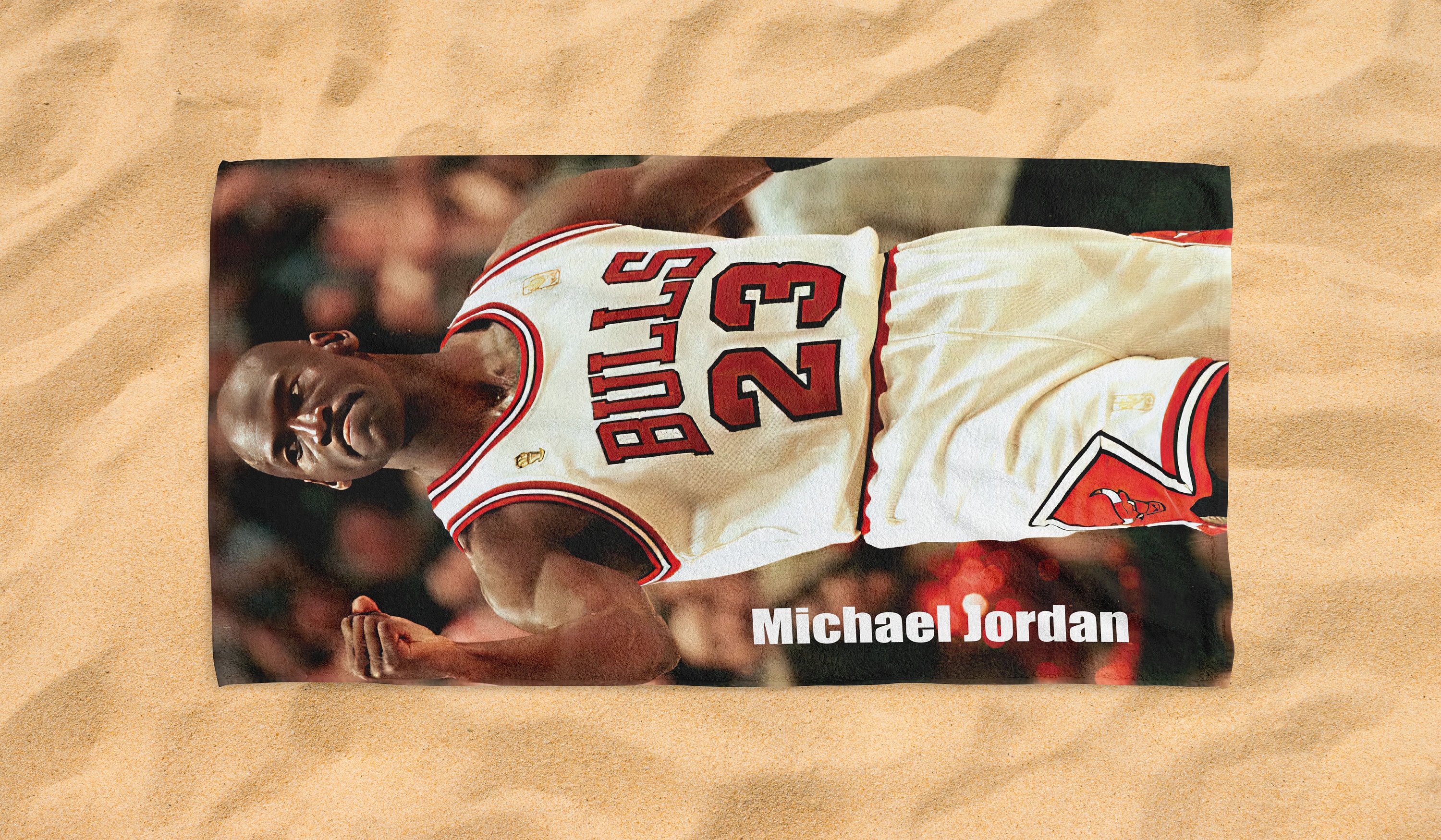 Michael Jordan Chicago Bulls Beach Towels Sport Basketball Ocean Summer ...