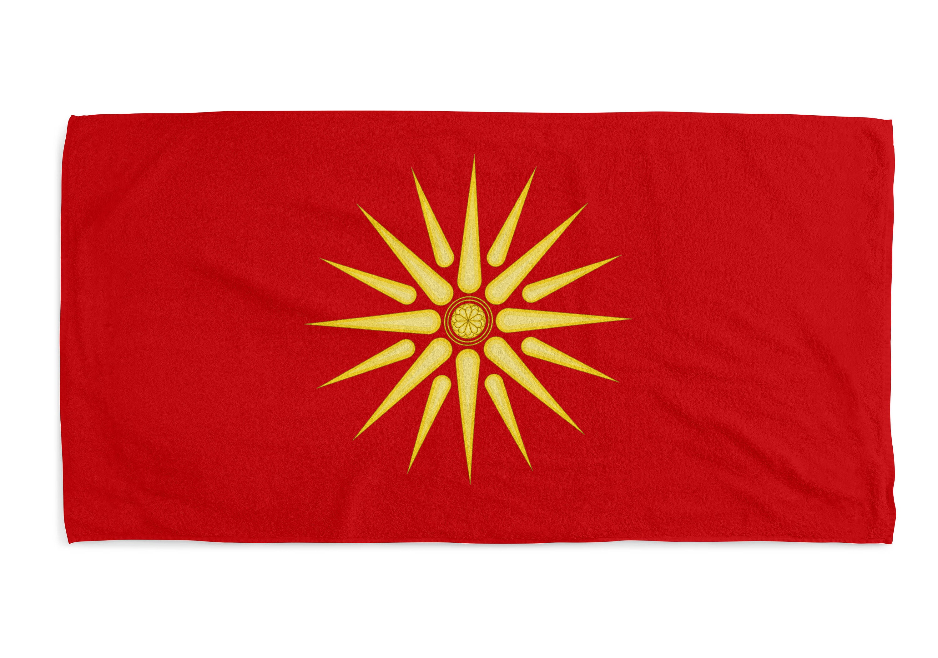 Macedonian Empire Royal Pennant Flag Design Beach Towel Bath Gift - Etsy