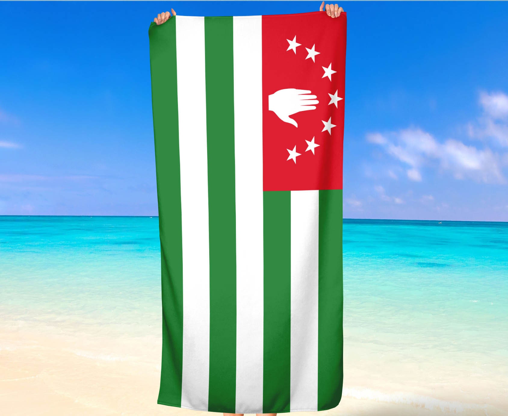 Abkhazia Country National Flags Coat of Arms Map Brushed Paintbrush ...