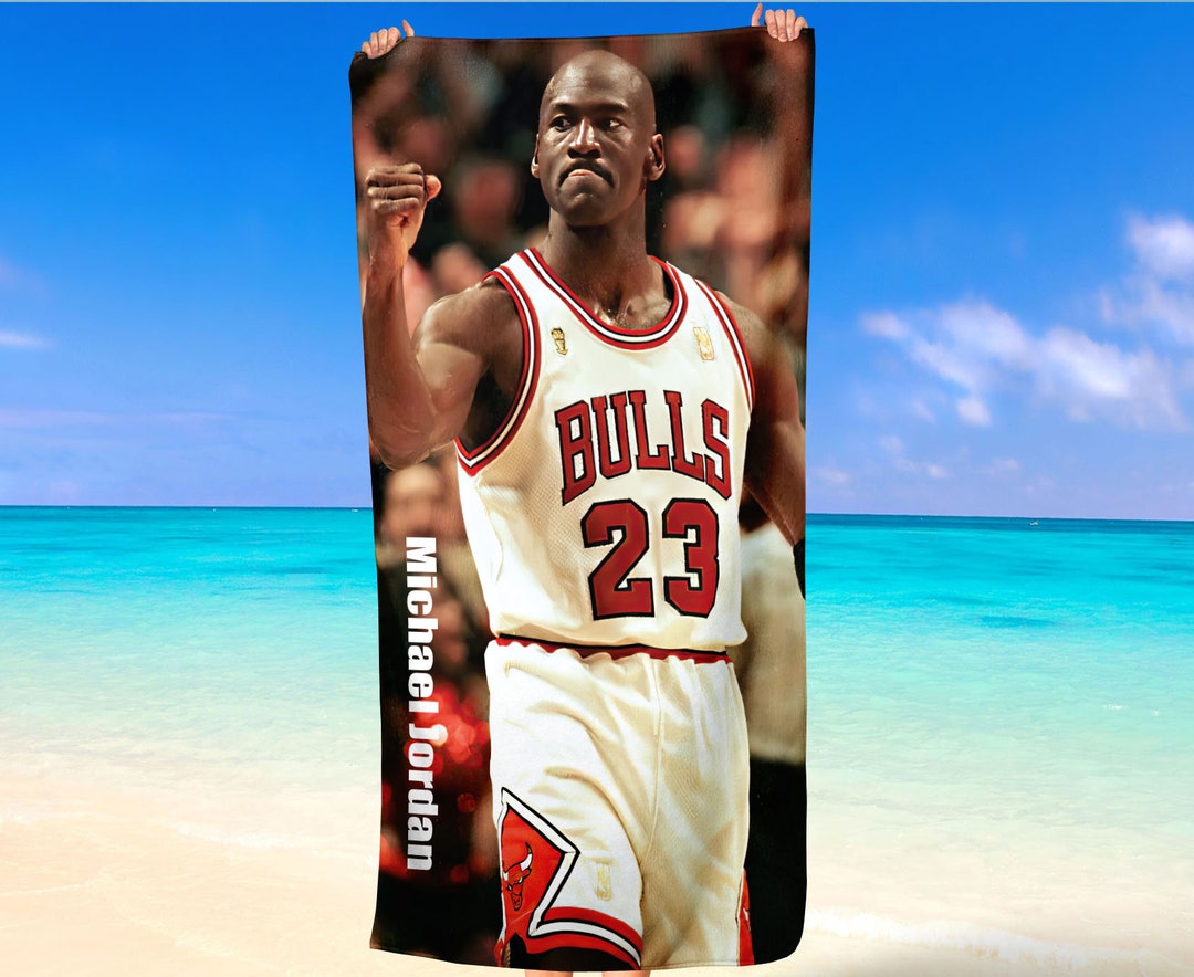 Michael Jordan Chicago Bulls Beach Towels Sport Basketball Ocean Summer ...