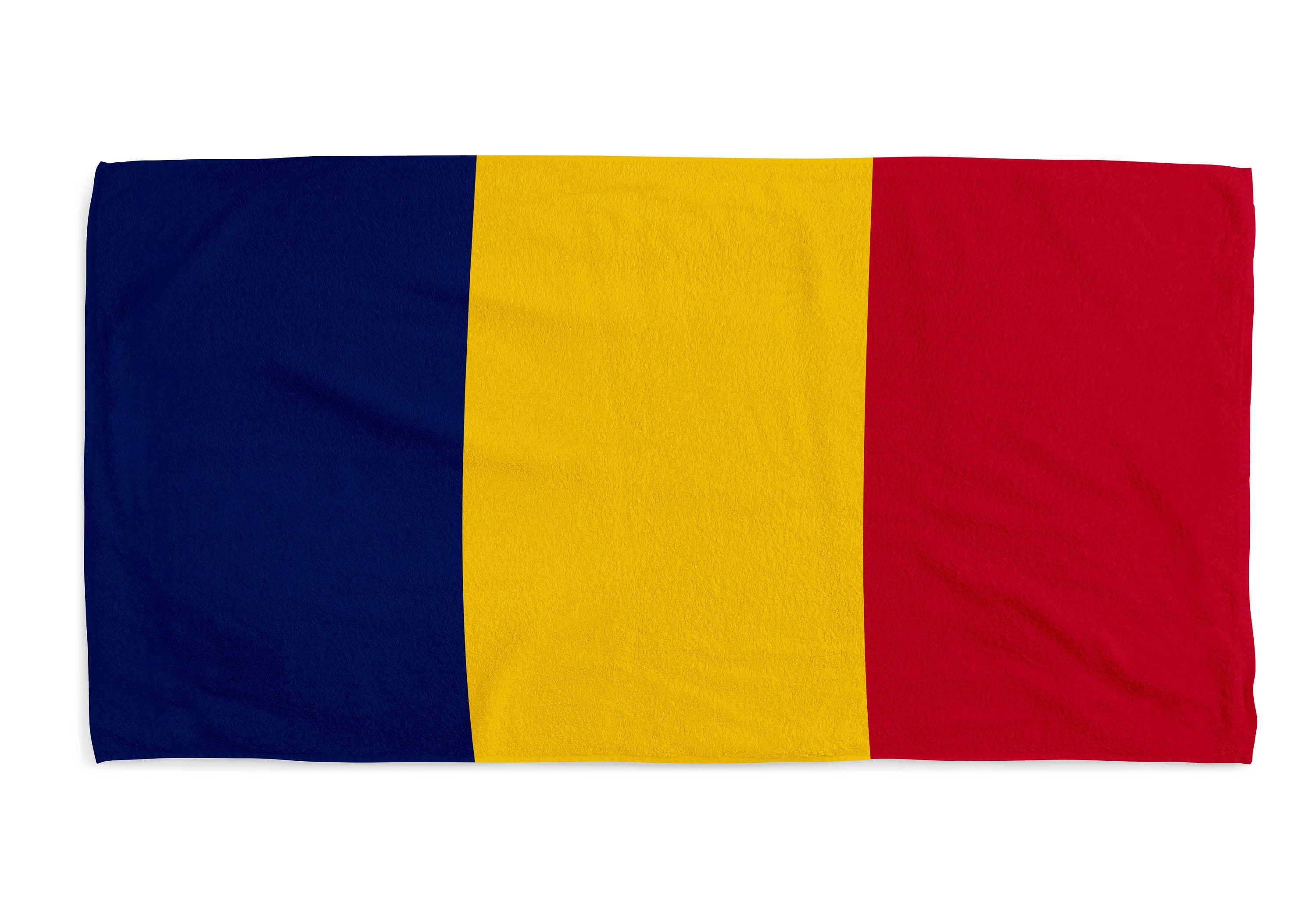 Chad National Country Flags Coat of Arms Map Brushed Paintbrush Beach ...