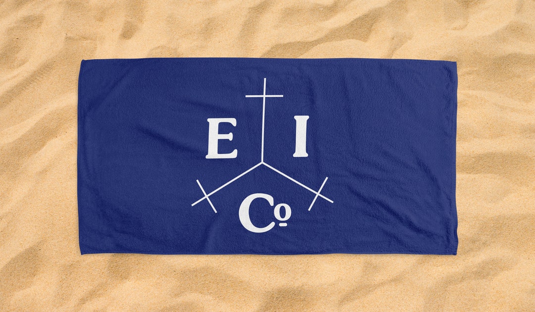 East India Trading Company Flag Design Beach Towel Gift - Etsy