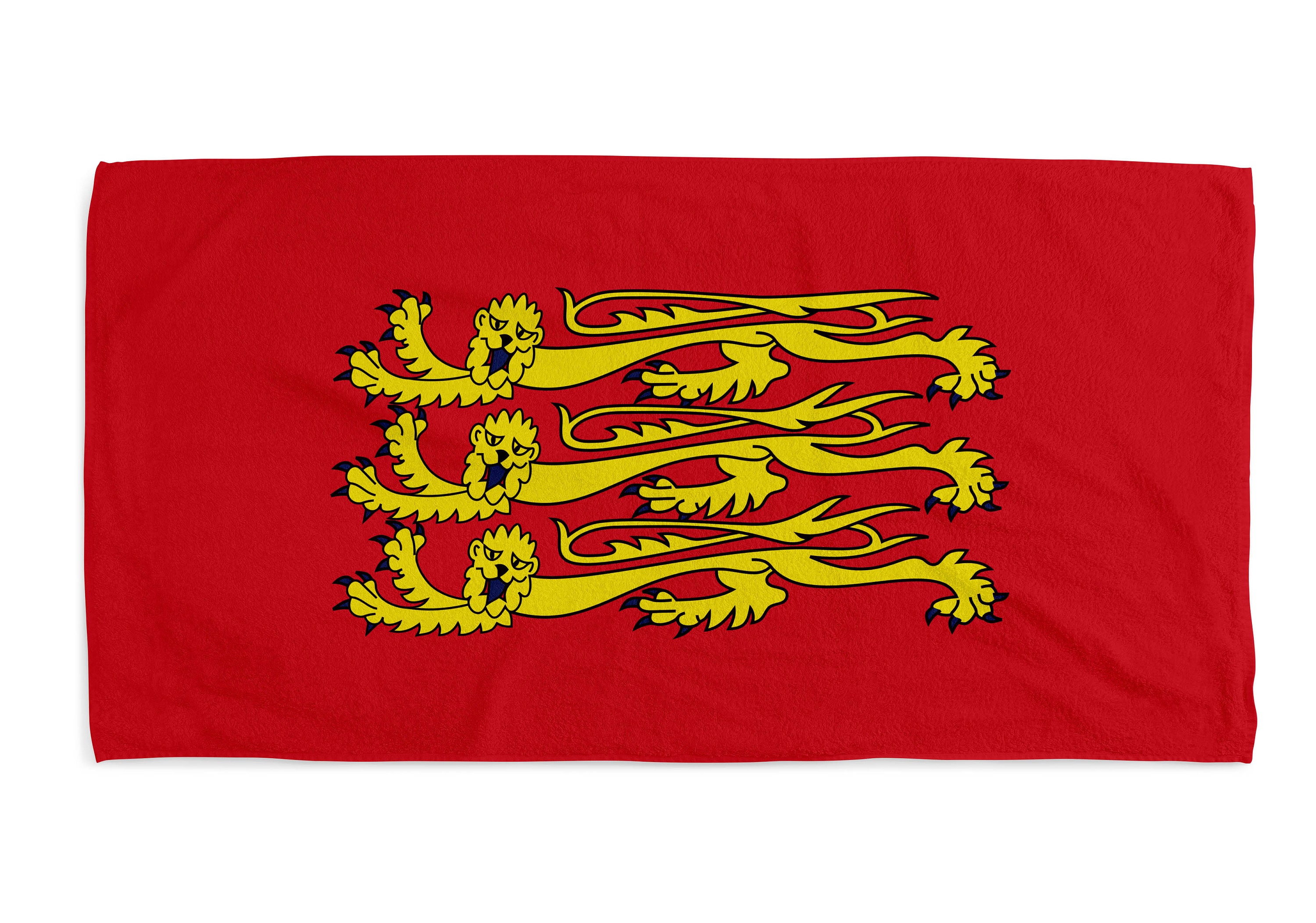 Royal Arms of England Empire Royal Pennant Flag Design Beach Towel Bath ...