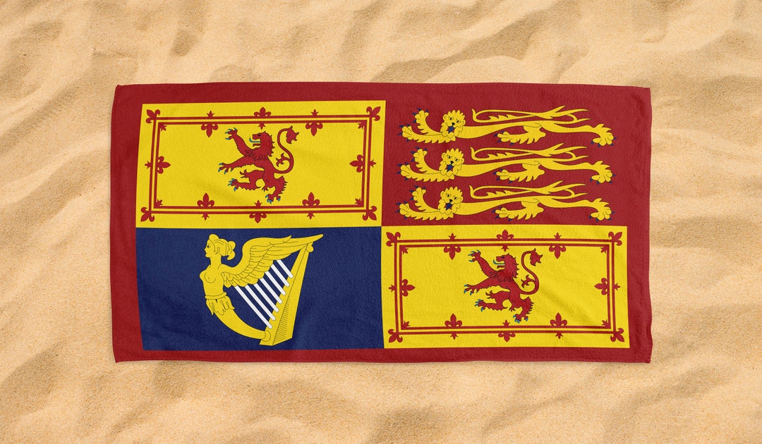 Royal Standard of the Scotland Empire Royal Pennant Flag Design Beach ...