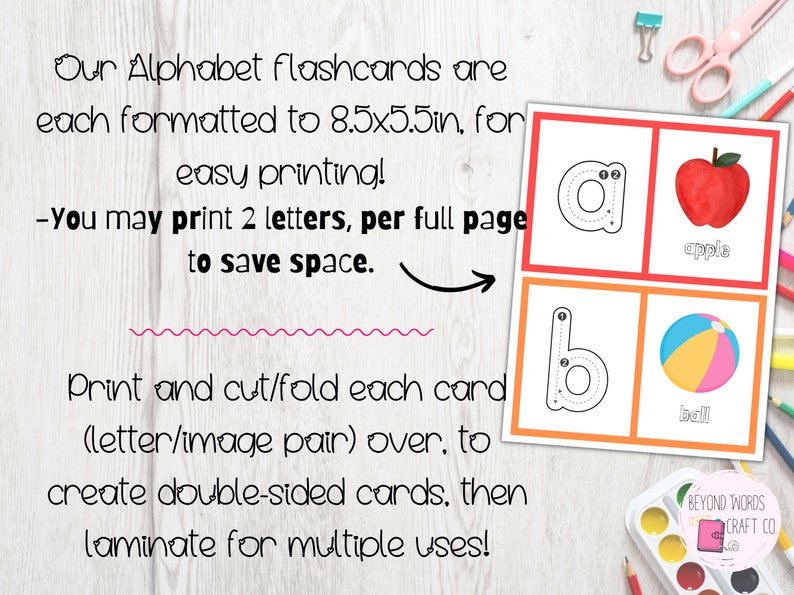 Alphabet Letter Tracing Printable Flashcards Set | Capital and ...