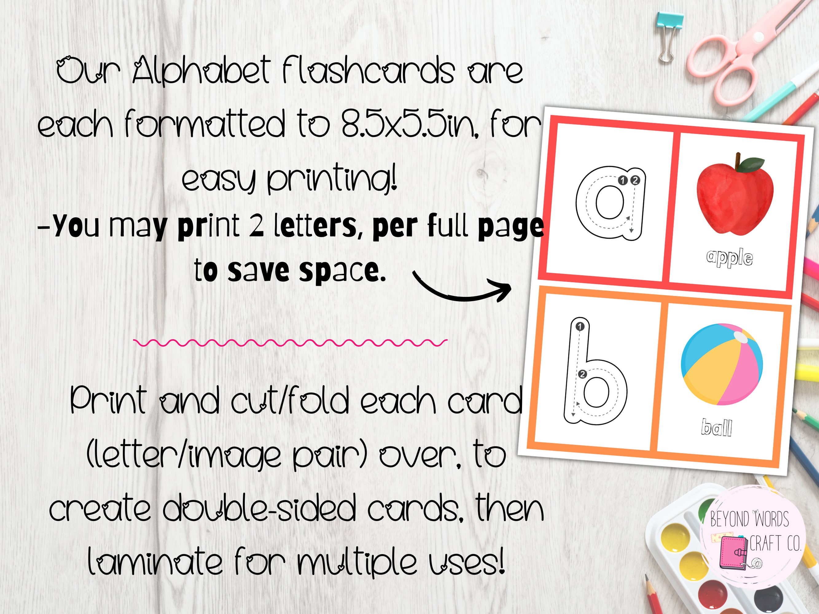 Alphabet Letter Tracing Printable Flashcards Set | Capital and ...