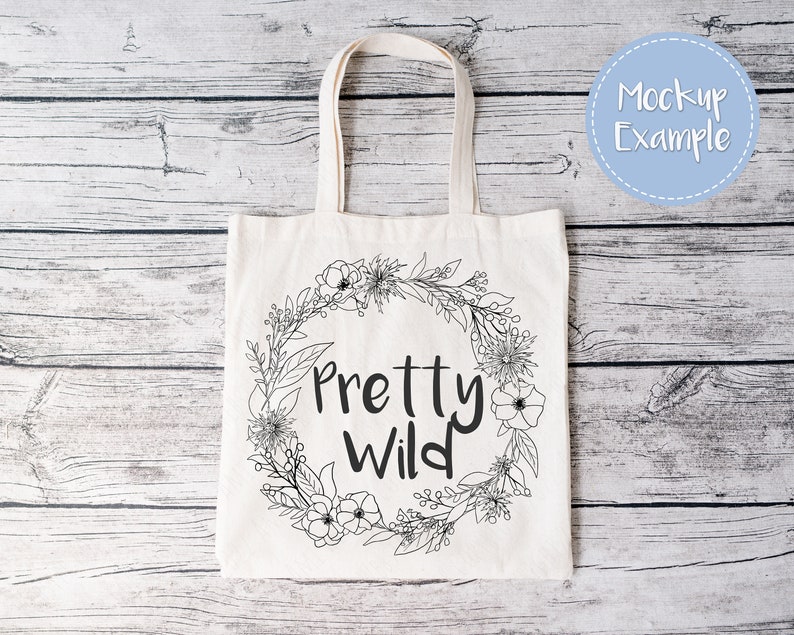 Floral Wreath SVG Floral Frame SVG Wild Flowers SVG - Etsy