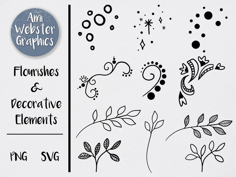 Flourish SVG - Flourishes SVG, Decorative Elements SVG - Decorative Svg ...