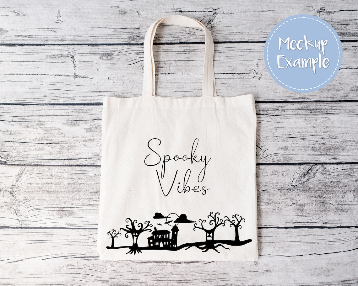 Spooky Scene SVG Halloween Scene Svg Haunted House Svg - Etsy