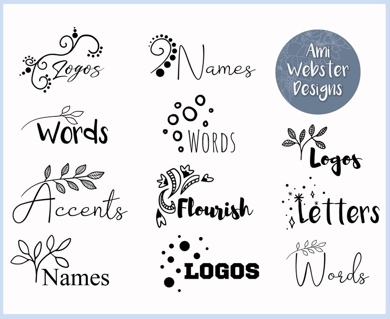 Flourish SVG - Flourishes SVG, Decorative Elements SVG - Decorative Svg ...