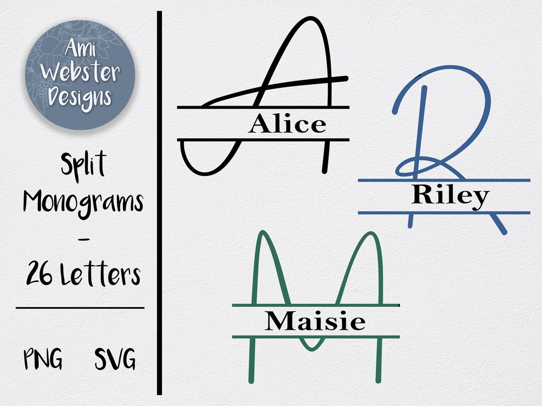 Split Monogram SVG Whole Alphabet Split Letter Monogram SVG Etsy split-monogram-svg-whole-alphabet-split-letter-monogram-svg-etsy