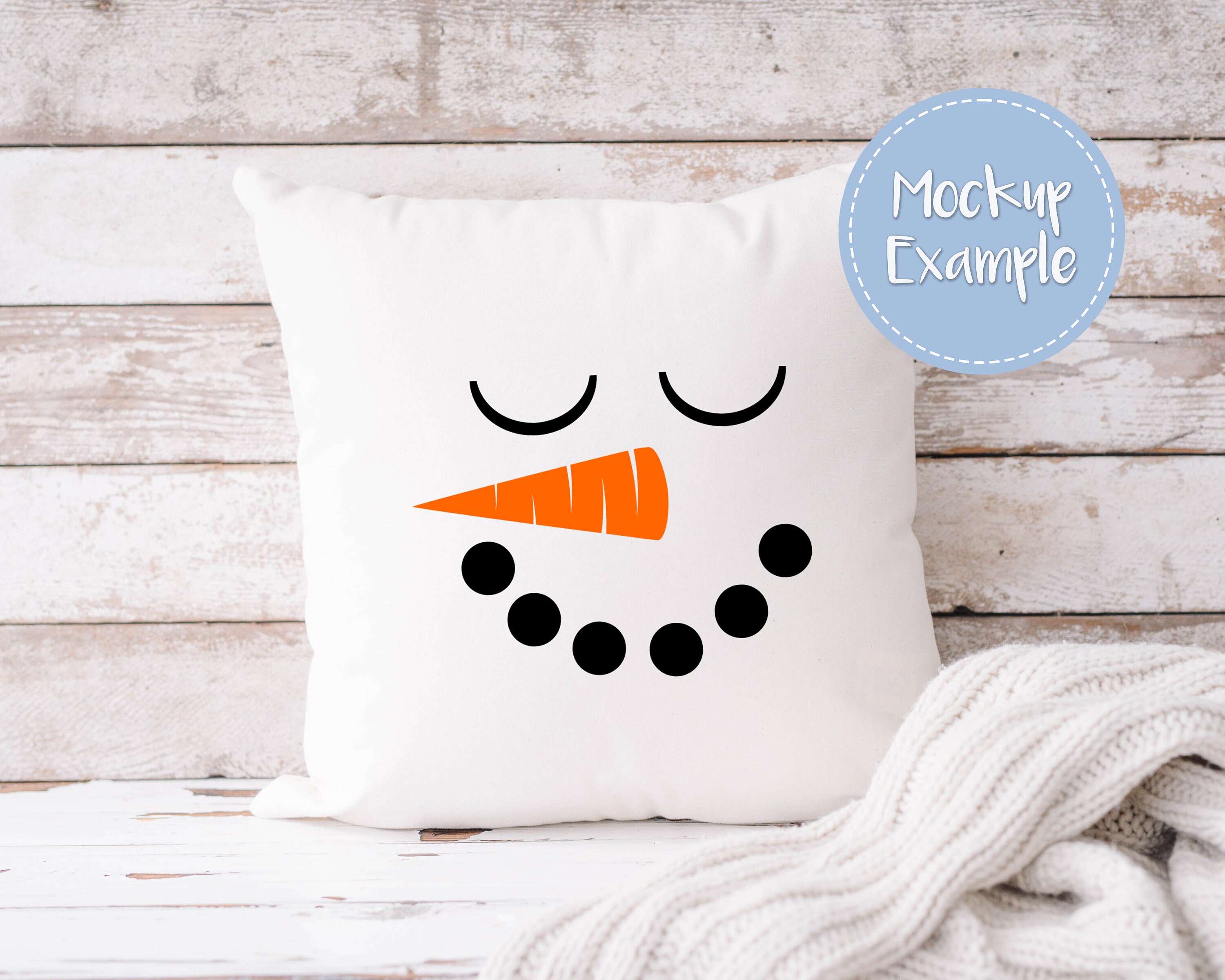 Snowman SVG Bundle Snowman Faces SVG, Build Your Own Snowman Snow Woman ...
