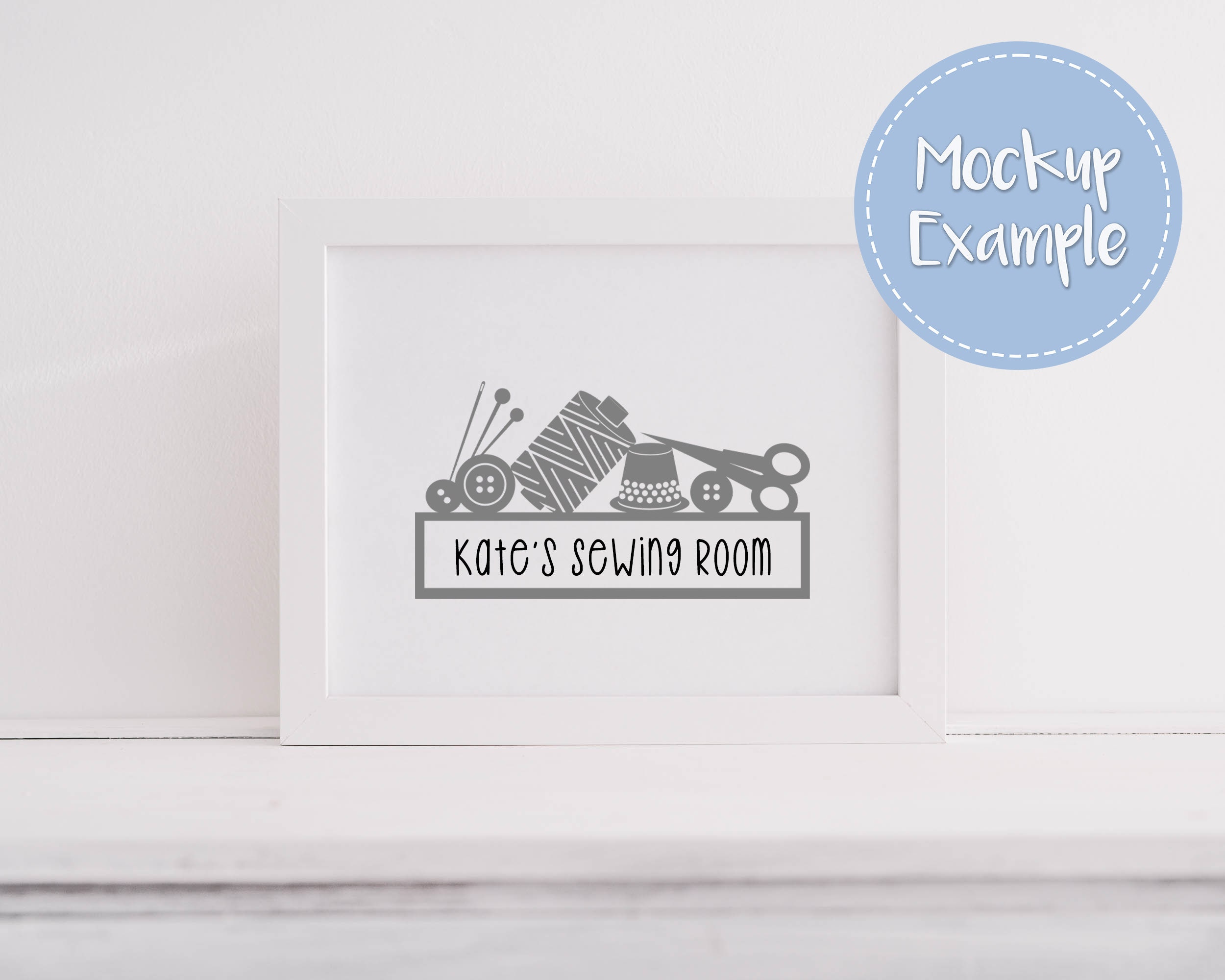 Sewing Monogram SVG, Sewing Room Sign, Seamstress Svg, Cricut Cut File ...