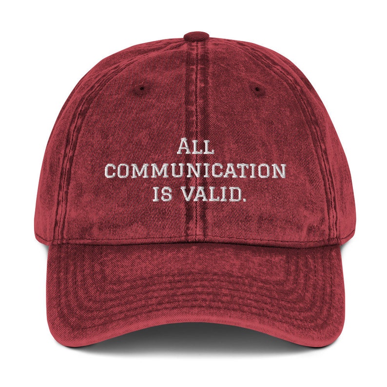 SLP Hat All Communication is Valid Baseball Hat Speech - Etsy UK