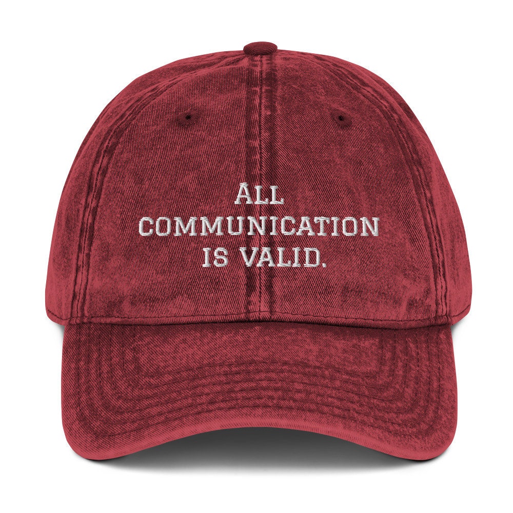SLP Hat All Communication is Valid Baseball Hat Speech - Etsy UK