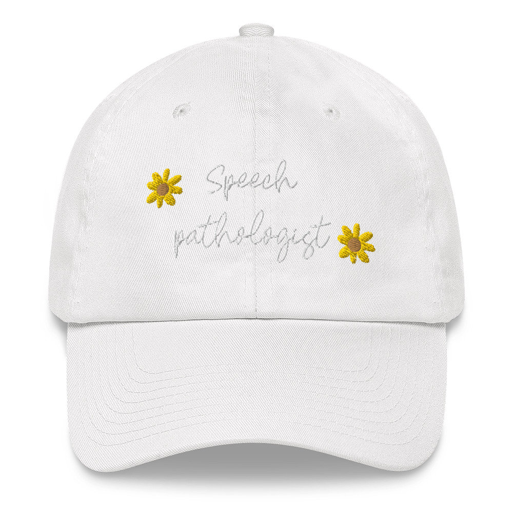 SLP Hat Speech Pathologist Baseball Hat: 9 Colors SLP Apparel Speech ...