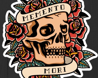 Memento Mori Stickers - Etsy