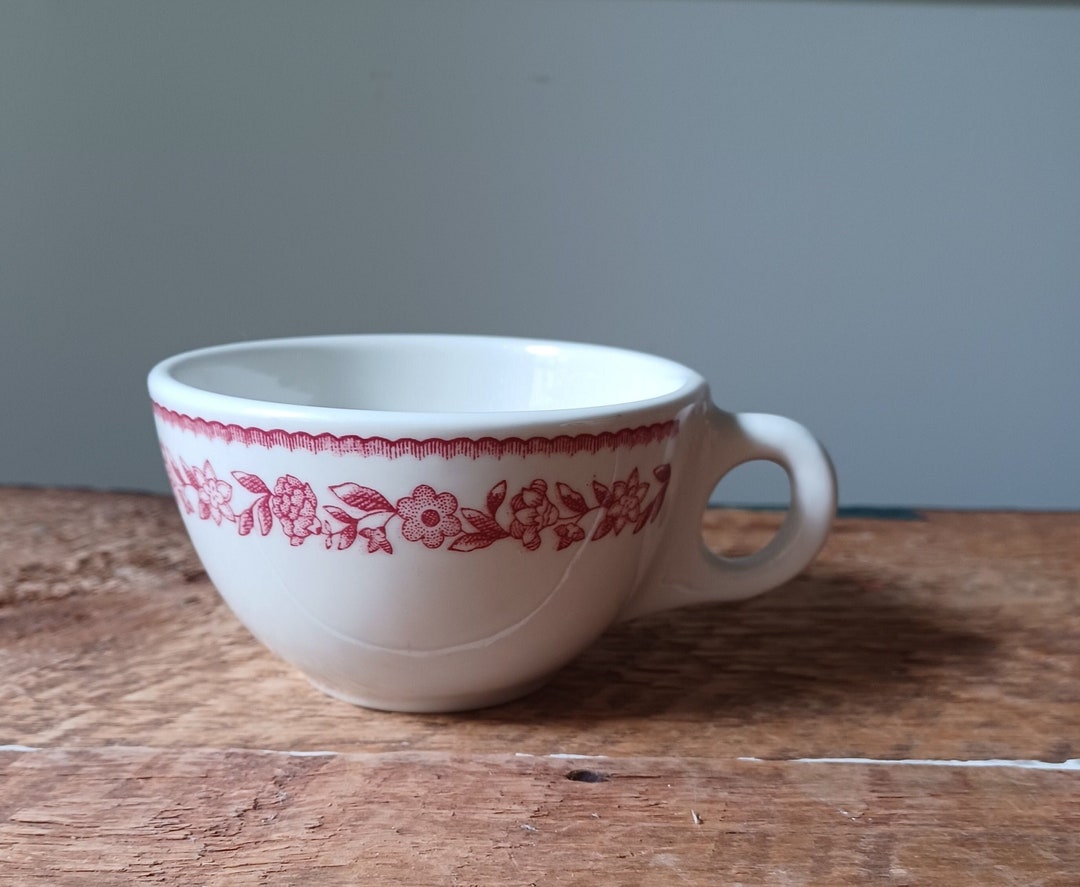 Buffalo China USA Restaurant Ware Kenmore Red Coffee Tea Cup - Etsy