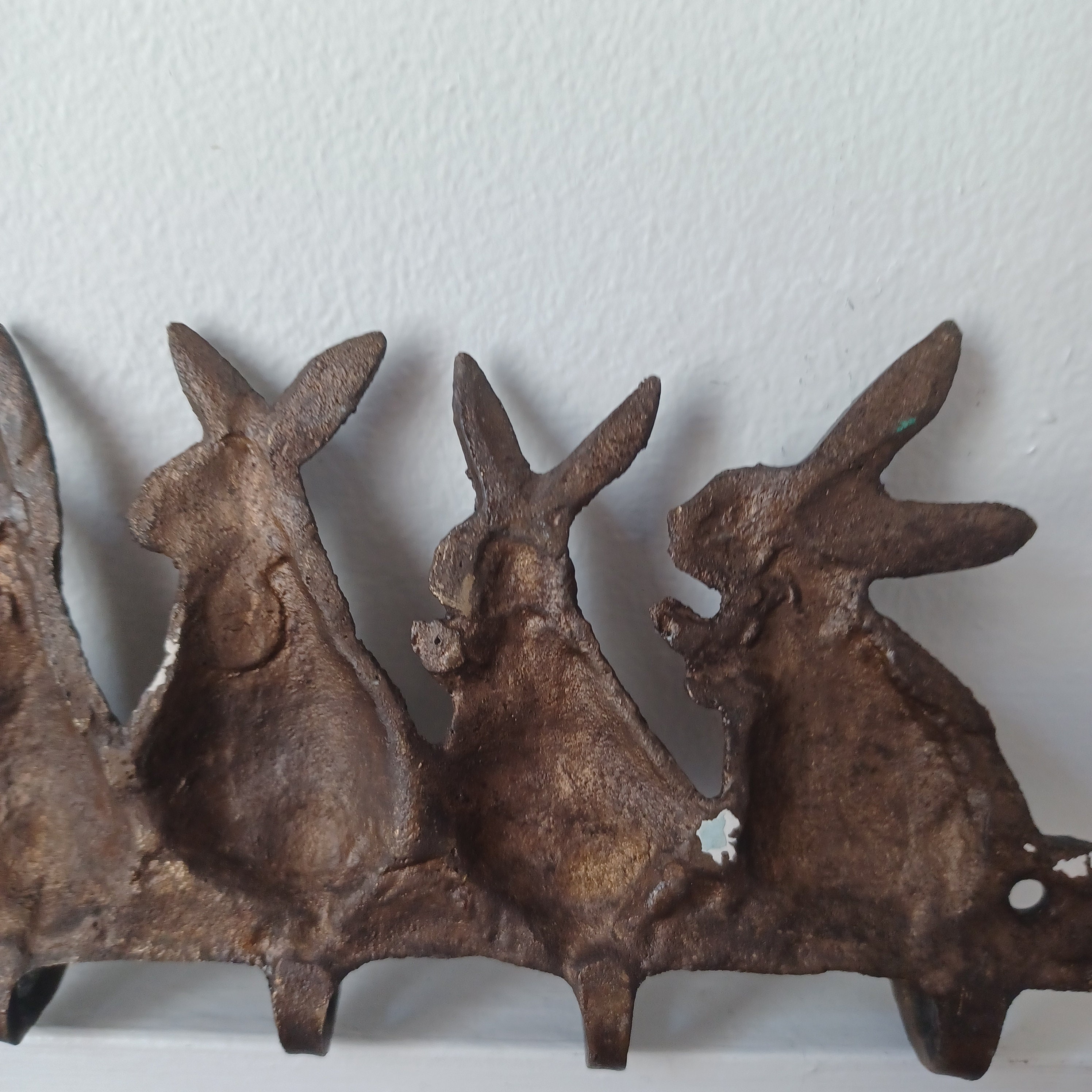 Rustic Metal Rabbit Keys, Jewelry Rack, Holder, Hooks - Etsy