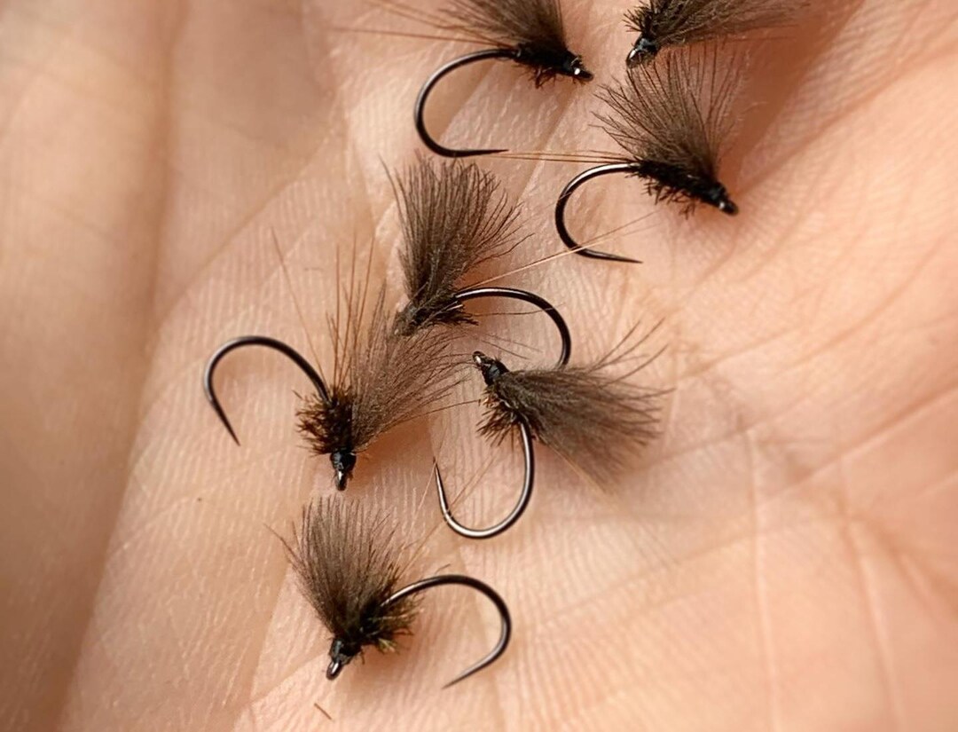 Micro Peacock CDC Dry Fly Dun (3-pack) - Etsy