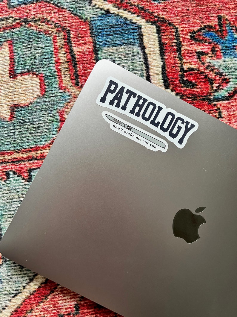 Pathology University Logo Vinyl Sticker - Etsy