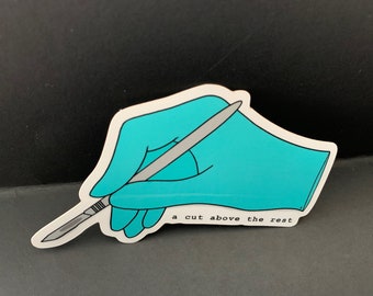Scalpel Sticker - Etsy