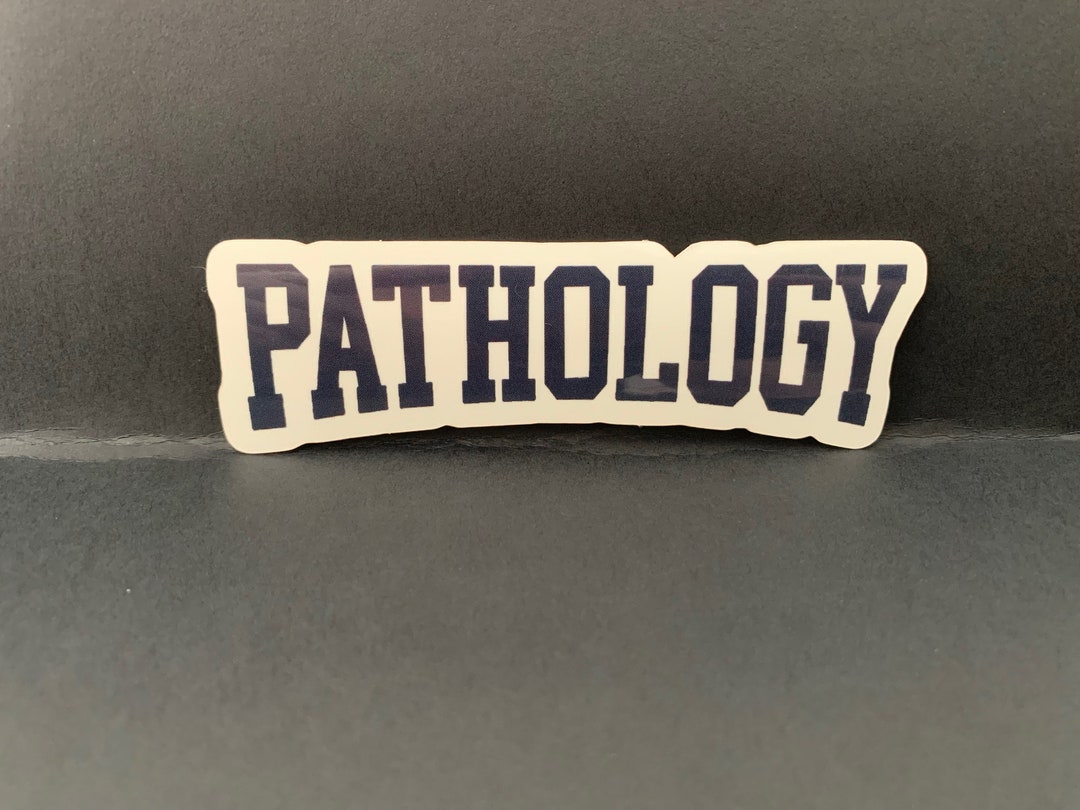 Pathology University Logo Vinyl Sticker - Etsy