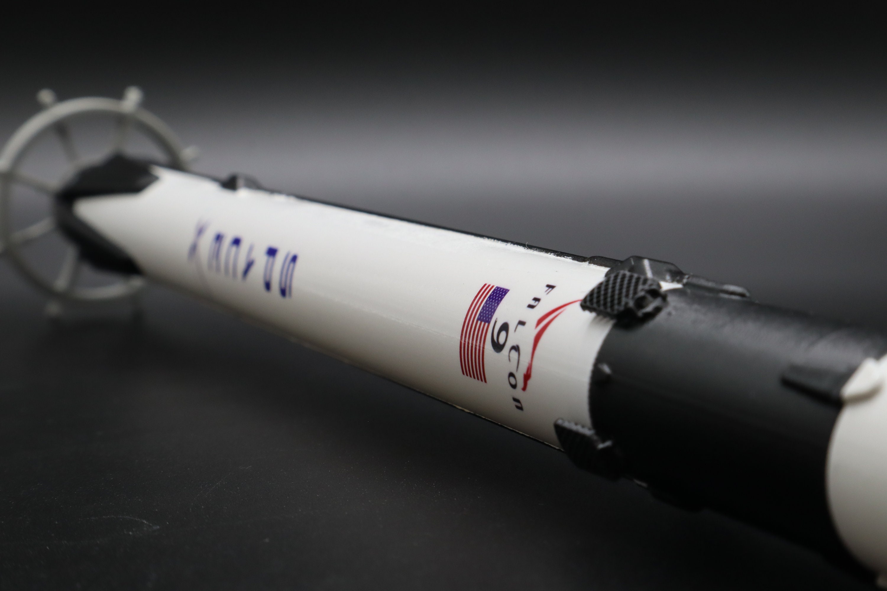 Spacex Falcon 9 1:200 Handcrafted Rocket Scale Model With - Etsy