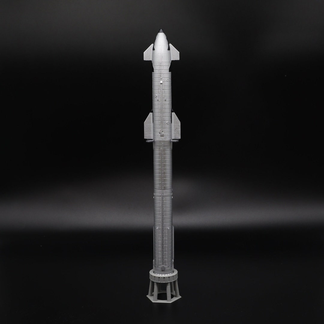 NEW Spacex Starship Super Heavy 1:400 Handcrafted Model With Starship ...