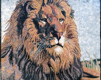 Lion Mosaic | Etsy