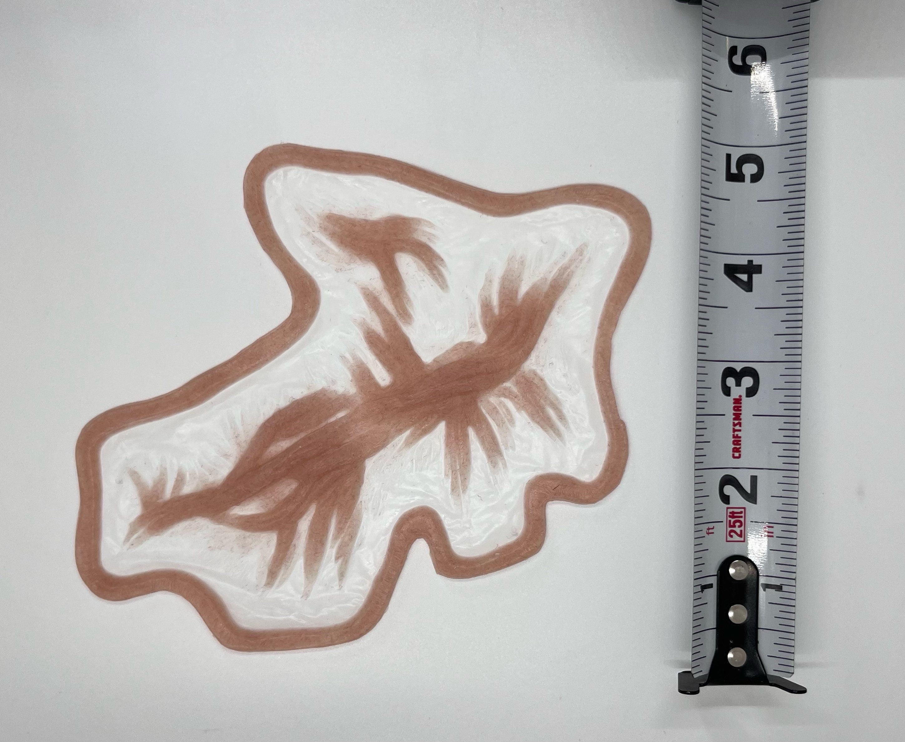 Large Scar / Encapsulated Silicone Prosthetic / SFX Makeup / Animal ...