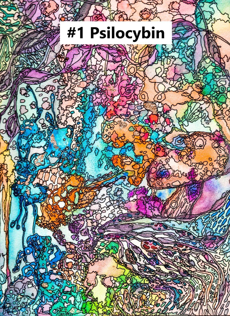 Trippy Art Prints, Premium Glossy, Abstract Art - Etsy