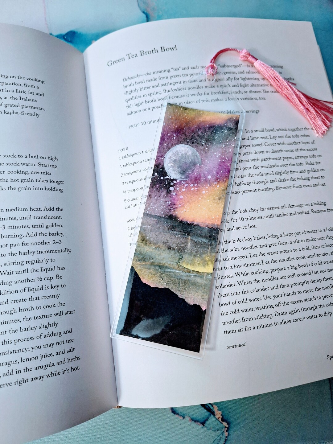 Cosmic Bookmarks Hand Painted Watercolor - Etsy