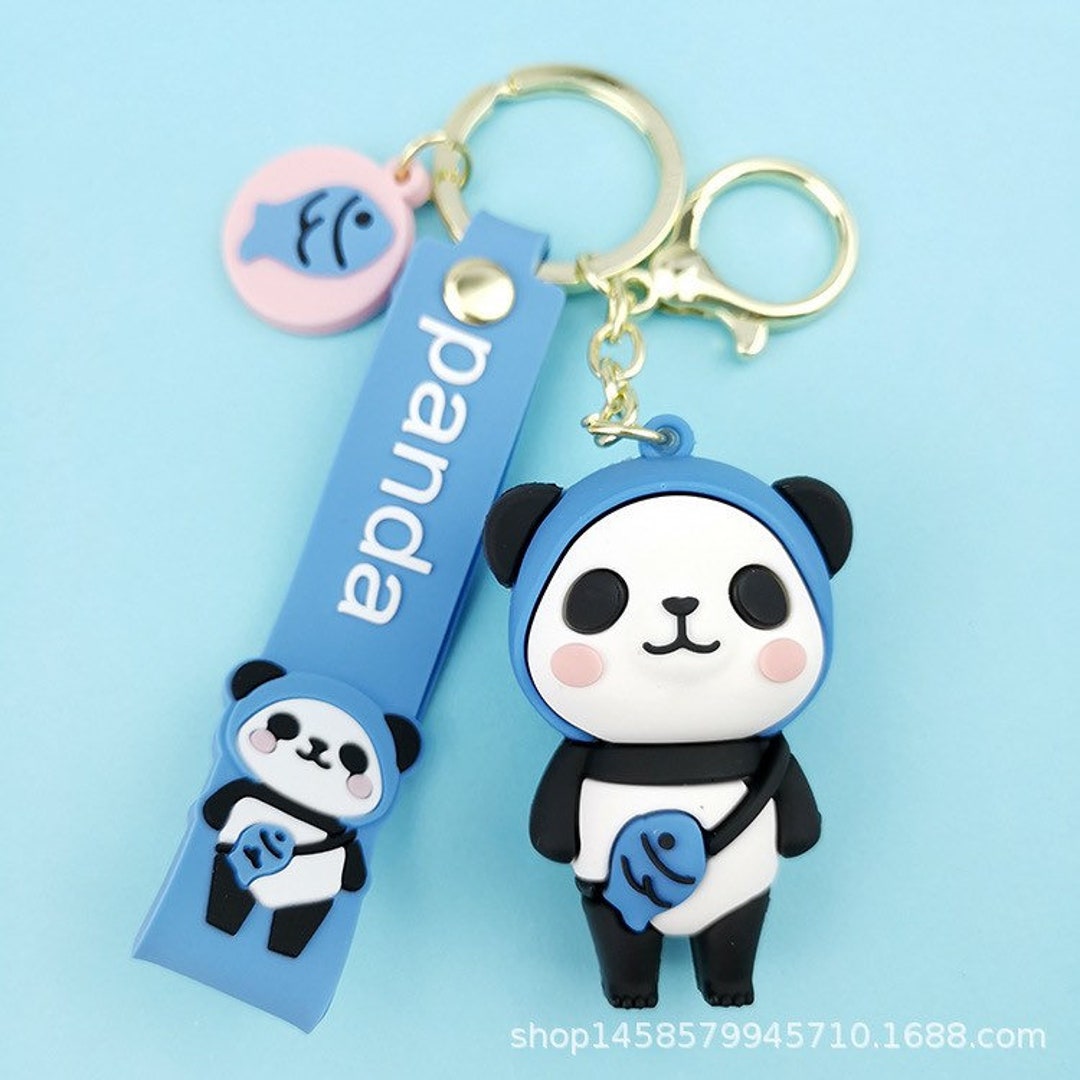 Panda Keychain - Etsy