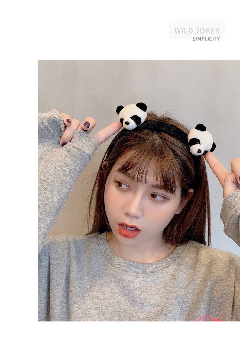Panda Hair Band - Etsy