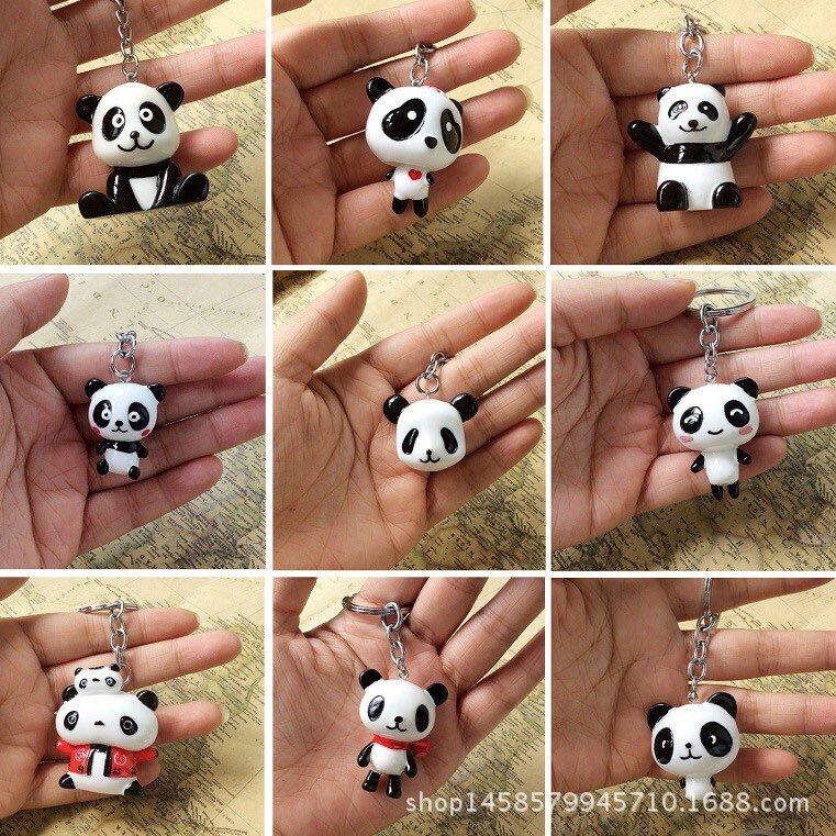 Panda Keychain - Etsy