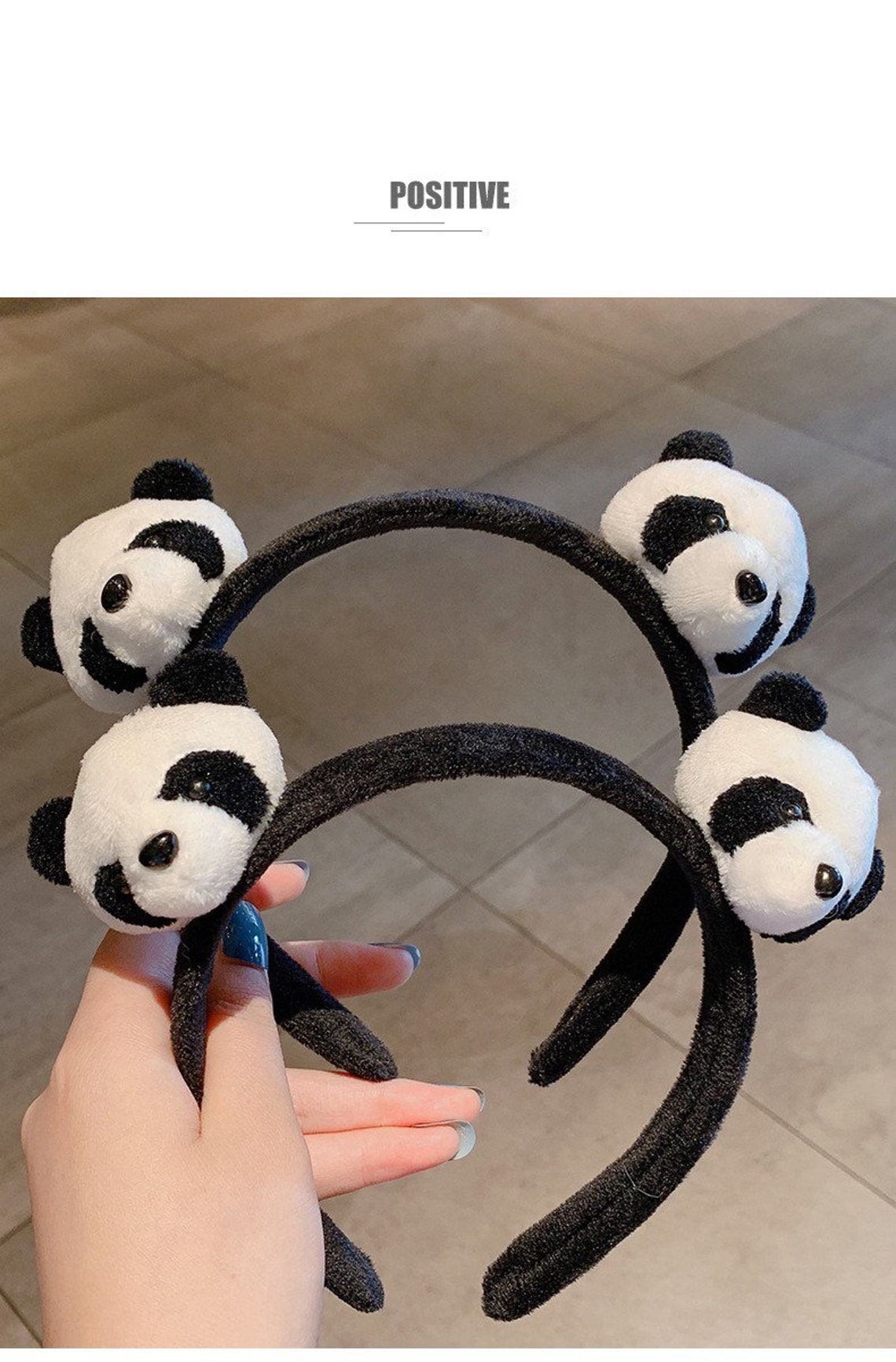 Panda Hair Band | Etsy