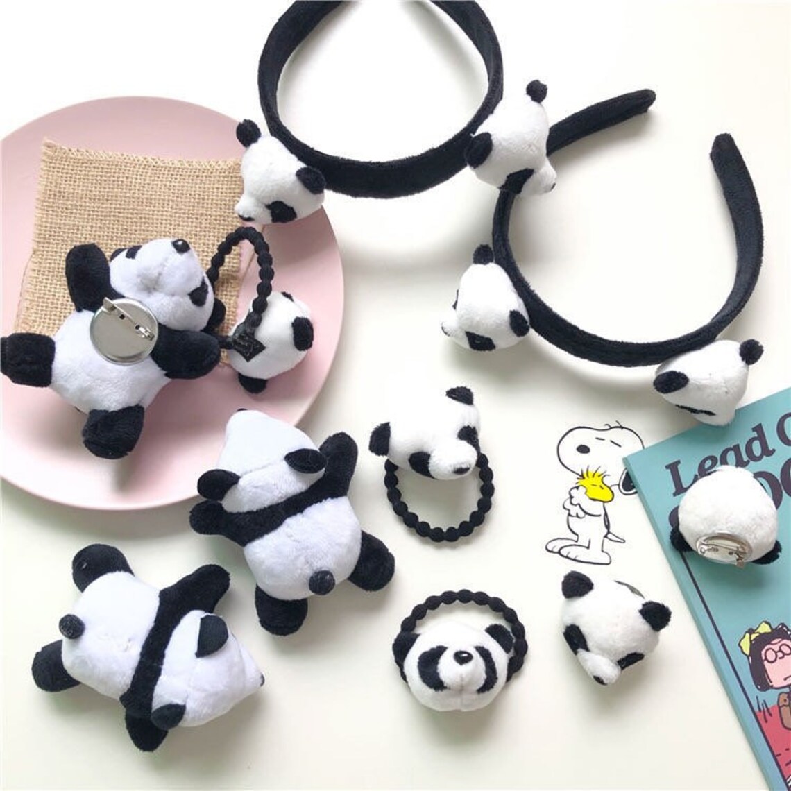 Panda Hair Band - Etsy