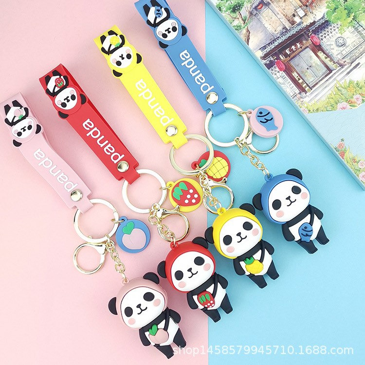 Panda Keychain - Etsy