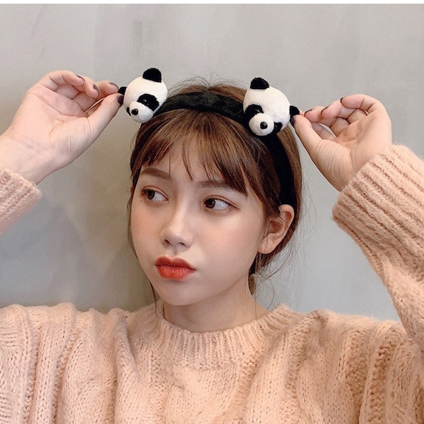 Panda Hair Clip - Etsy